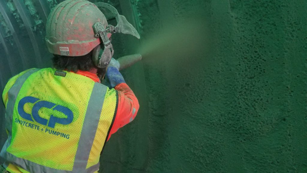 Tunnel and Culvert Shotcrete Linings - CCP Shotcrete + Pumping