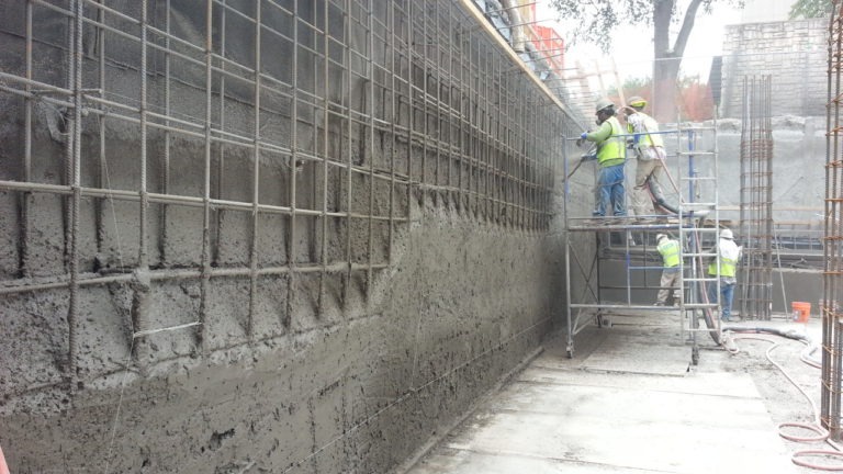 Structural Shotcrete Walls | CCP Shotcrete + Pumping